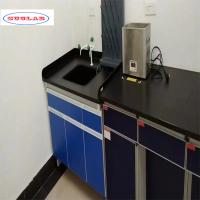 China Stainless Steel Chemistry Lab Bench with Number of Compartments As Drawing for sale