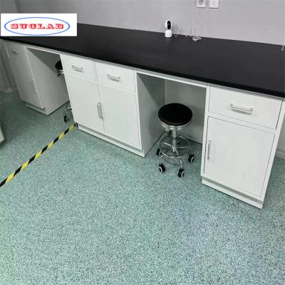 China As Drawing Chemistry Lab Workbench Number of Compartments and Cupboards for sale