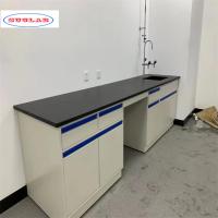 China High Durability Chemistry Lab Bench with Storage Drawers - 120cm X 60cm X 90cm for sale