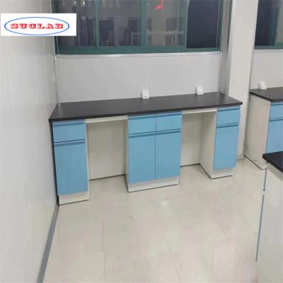 China White Chemistry Lab Bench Smooth Surface Ideal for Laboratories and B2B Buyers for sale