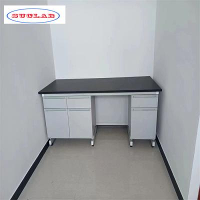 China Number of Locks As Drawing Wood Chemistry Lab Workbench Customization for sale