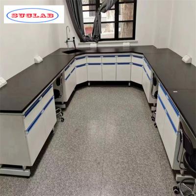 China 1500*750*900MM Chemistry Lab Workbench designed for As Drawing Number of Handles for sale