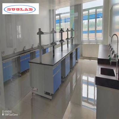 China As Drawing Chemistry Lab Workbench with Number of Compartments for sale