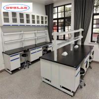 China Spacious Chemistry Lab Workbenches with Locks As Drawing for Organization for sale