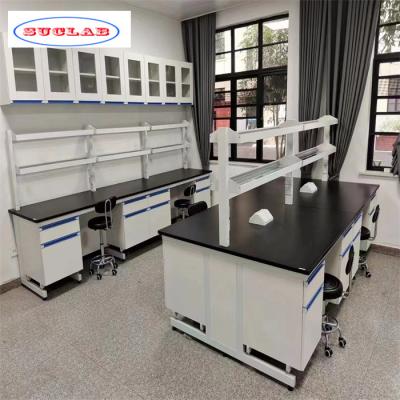 China Spacious Chemistry Lab Workbenches with Locks As Drawing for Organization for sale