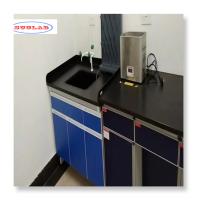 China Top Quality & Standard Size 80 Kg Steel Chemistry Lab Workbench - Blue Surface Finish for sale