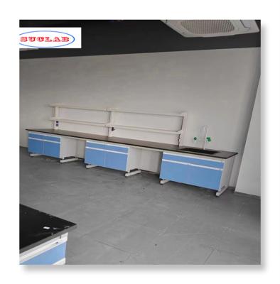 China Standard Blue Chemistry Laboratory Furniture Lab Bench for Efficient Laboratory Operations for sale