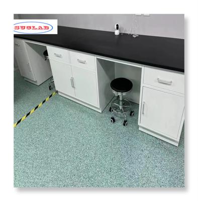 China Convenient Storage Drawers Chemistry Lab Bench with Smooth Surface for sale