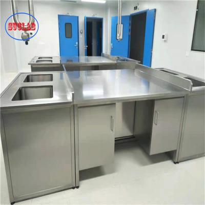 China Bolt Connection Stainless Steel Lab Bench with Modern Style and 1500*750*900MM for sale