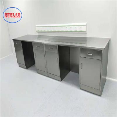 China Lab Bench s Offering Stainless Steel Cabinets with Drawer As Drawing for Laboratories for sale