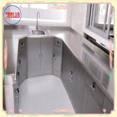 China Professional of Lab Furniture with Stainless Steel Cabinet and As Drawing Legs for sale
