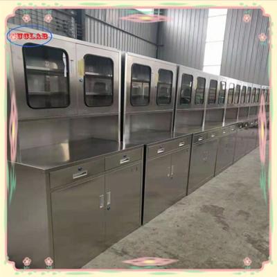 China Polished Stainless Steel Solutions Lab Bench With Flexible Leg Configurations for sale