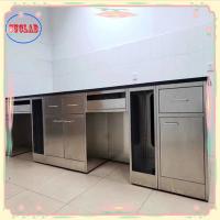 China Bolt Connection Stainless Steel Lab Bench Integral Structure Of Drawers for sale