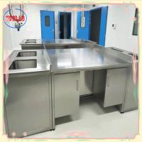 China Bolt Connection Stainless Steel Lab Bench Integral Structure Of Drawers for sale