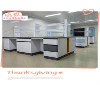 China Modular Chemistry Lab Furniture For Laboratories Export Plywood Package for sale