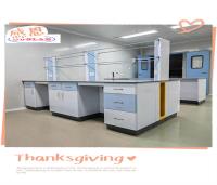 China Custmized Lab Island Bench Export Plywood Package For Lab Furnitures Modular Structure for sale