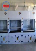 China Lab Pp Chemical Fume Hood with 220V Voltage - 400m3/h Airflow for sale