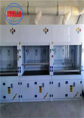 China Lab Pp Chemical Fume Hood with 220V Voltage - 400m3/h Airflow for sale