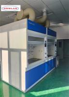 China Customized Made Horizontal Fume Hood With Scrubber For Sale Airflow 400m3/h For School & Hospital Laboratory for sale