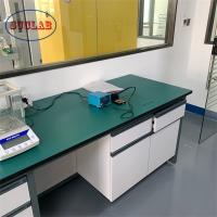 China Professional Installation Chemistry Laboratory Furniture Lab Workstation With Drawers  Smooth Surface for sale
