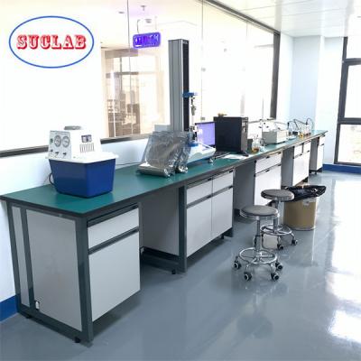 China Wood Constructed Chemistry Lab Workbench Laboratory Bench For Heavy Duty for sale
