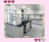 China Adjustable Glass Shelf Lab Workbenches With Multi Functional Socket for sale