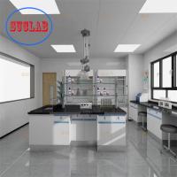 China Customized Made Blue Full Steel Chemistry Lab Table DTC 16-INCH THREE SECTION for sale