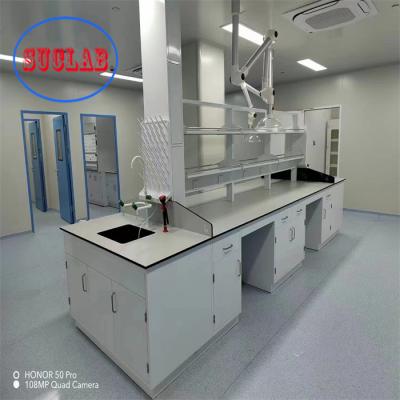 China Grey White Lab Furniture With Shelves Base Cabinet in Steel for Lab Organization Storage for sale