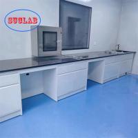 China Stainless Steel Hinge Lab Furniture with Drawers Wooden Base Cabinet for sale