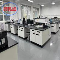 China Customizable Chemistry Lab Bench Quotation Free with Safeguard Cover and Splash-proof Box for sale