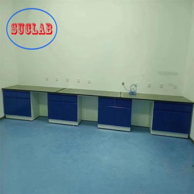 China Custom Chemistry Lab Bench - Adjustable Glass Shelf and Insertion Aluminum Alloy Handle for sale