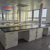 China Steel Base Cabinet Custom Laboratory Table L*1500/W*750mm *H900 mm Dimension for sale