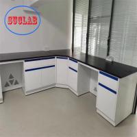 China Steel Base Cabinet Custom Laboratory Table L*1500/W*750mm *H900 mm Dimension for sale