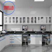 China Steel Base Cabinet Custom Laboratory Table L*1500/W*750mm *H900 mm Dimension for sale