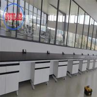 China Chemical Resistant Lab Tables Work Benches 1 Shelf Safety Laboratory Furniture for sale
