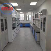 China Multi Purpose Chemistry Lab Workbench With Multiple Cabinets DTC105 DEG Hinges Phenolic Resin for sale