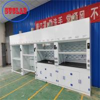 China HEPA Filter Chemical Fume Hood With Wet Scrubber Fixed Armrest for sale