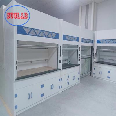 China Blue Laboratory Fume Cupboard Control Perchloric Acid Fume Hoods For Safe Chemical Handling for sale