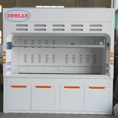 China Integrated Structure Laboratory Fume Cupboard Alkali Resistant for sale