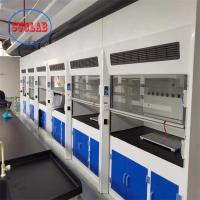 China 1200m3/h Exhaust Volume Laboarotory Fume Chamber With Horizontal Airflow for sale