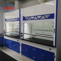 China 1200m3/h Exhaust Volume Laboarotory Fume Chamber With Horizontal Airflow for sale
