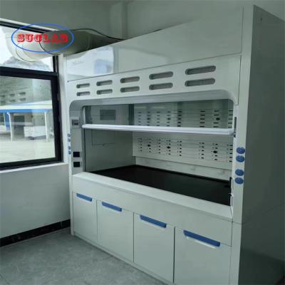 China Anti Corrosion Laboratory Fume Cupboard Vertical Sliding Sash Type for sale