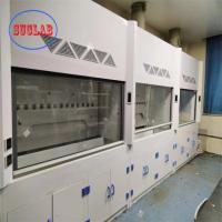China Chemical Resistant Class 100 Laboratory Fume Cupboard Wall Mounted Installation for sale
