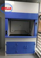China Epoxy Resin Lab Fume Cupboards Acid And Alkali Resistant 0.5-0.8m/s Air Velocity for sale