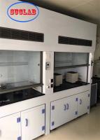 China Digital Display Airflow Monitor Laboratory Fume Cupboard With Pp Anti Corrosion Blower for sale