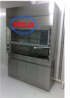 China Manual Control Method Ducted Lab Fume Hood  Easy to Audible And Visual Alarms for sale