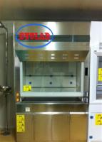 China Manual Control Method Ducted Lab Fume Hood  Easy to Audible And Visual Alarms for sale