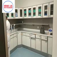 China Hospital Treatment Cabinets with Three Section Slider L 3000*W 750* H 850 To 900 Mm for sale