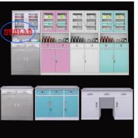 China Customizable Hospital Clinic Furniture Medical  Cabinet L 3000*W 600* H 850 To 900 Mm for sale