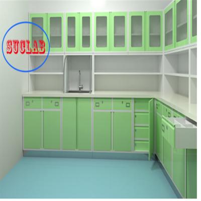 China Durable L 3000*W 600* H 850 To 900 Mm Hospital Cabinet Suppliers Medical Storage Cabinet  with 110 Degree Hinge for sale